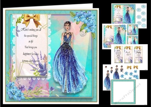 Lovely Ladies Glamour with Words - CUP1026764_16808 | Craftsuprint