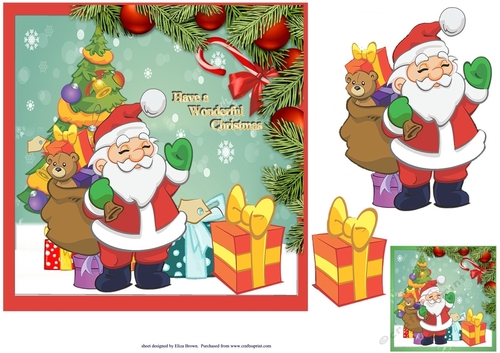 Father Christmas is Delivering - CUP820622_16808 | Craftsuprint