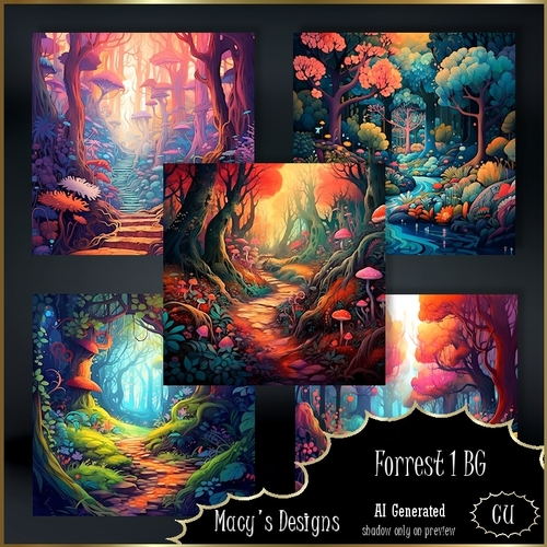 Forrest 1 BG - CUP1231259_124264 | Craftsuprint