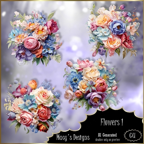 Flowers 1 - CUP1231508_124264 | Craftsuprint