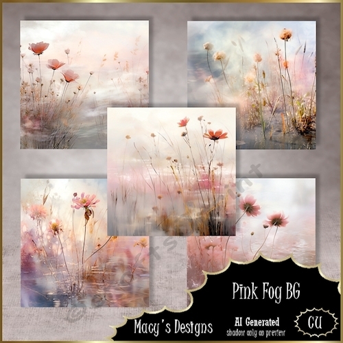Pink Fog BG - CUP1234107_124264 | Craftsuprint