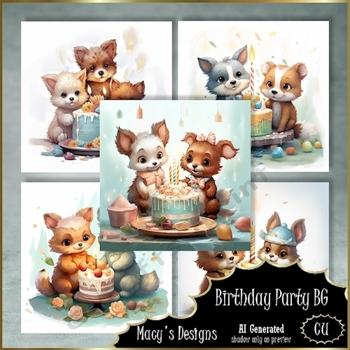 Birthday Party BG - CUP1245320_124264 | Craftsuprint