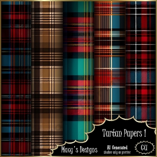 Tartan Papers 1 - CUP1246745_124264 | Craftsuprint
