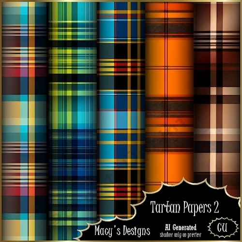 Tartan Papers 2 - CUP1246747_124264 | Craftsuprint