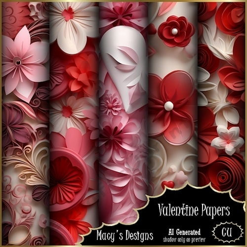 Valentine Papers - CUP1252609_124264 | Craftsuprint