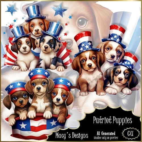 Patriot Puppies - CUP1305817_124264 | Craftsuprint