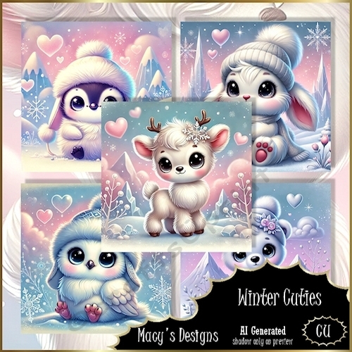 Winter Cuties - CUP1335598_124264 | Craftsuprint