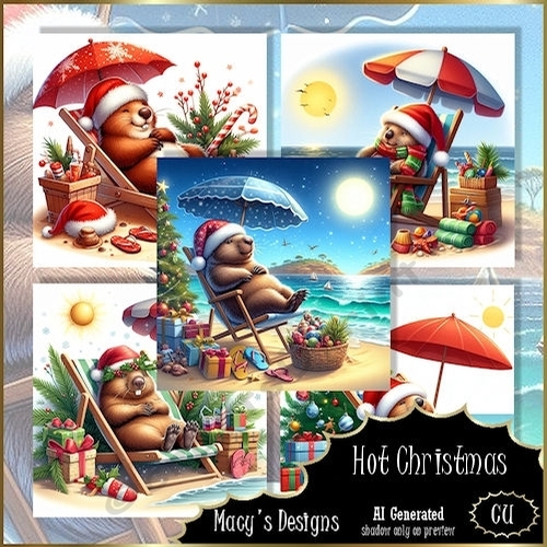 Hot Christmas in Australia - CUP1343462_124264 | Craftsuprint