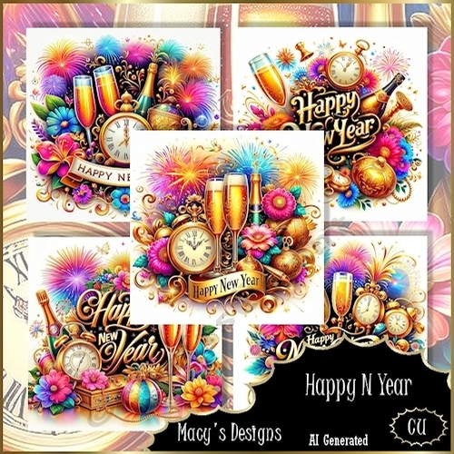 Happy N Year - CUP1348589_124264 | Craftsuprint