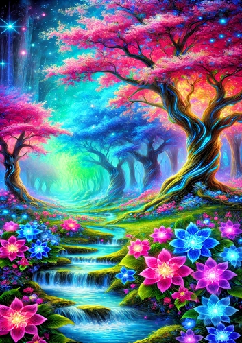 A4 - Magical Forest 1 - CUP1353611_124264 | Craftsuprint