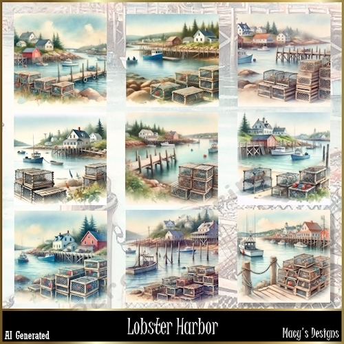 Lobster Harbor - CUP1356202_124264 | Craftsuprint