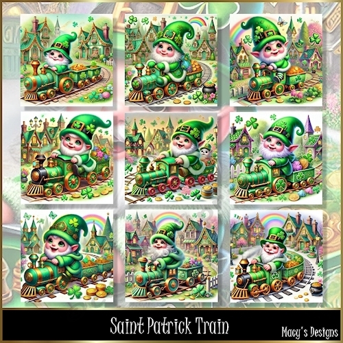 Saint Patrick Train - CUP1361395_124264 | Craftsuprint