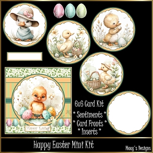Happy Easter Mini Kit - CUP1363466_124264 | Craftsuprint