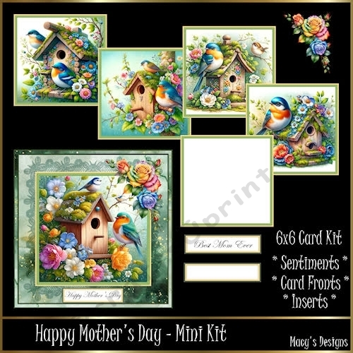 Happy Mothers Day - Mini Kit - CUP1364389_124264 | Craftsuprint
