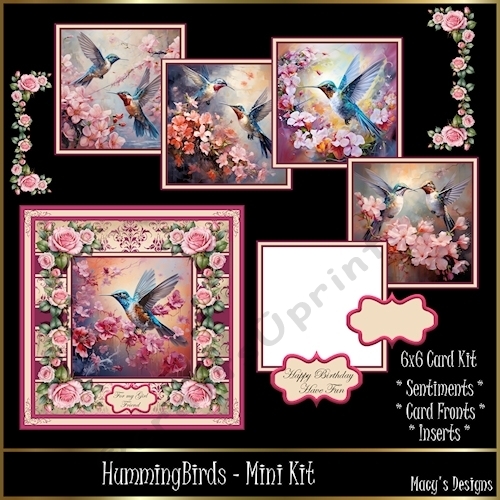 Hummingbirds - Mini Kit - CUP1367856_124264 | Craftsuprint