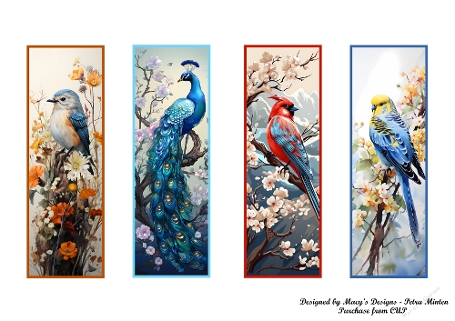 Birds Bookmarks - CUP1369567_124264 | Craftsuprint