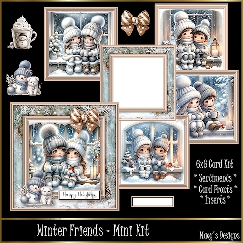 Winter Friends - Mini Kit - CUP1387168_124264 | Craftsuprint