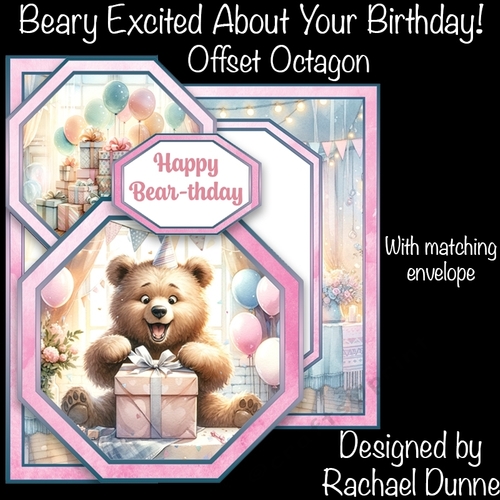 Beary Excited About Your Birthday Offset Octagon - CUP1286012_75068 ...