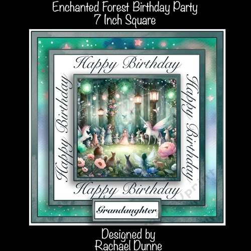 Enchanted Forest Birthday Party 7 inch square - CUP1288182_75068 ...