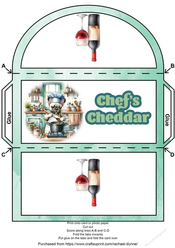 Chefs Cheddar Money Wallet - CUP1293375_75068 | Craftsuprint