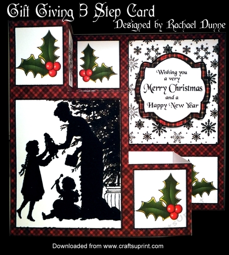 Gift Giving 3 Step Card - CUP837008_75068 | Craftsuprint