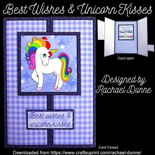 Birthday Wishes & Unicorn Kisses (Dark Blue) - CUP862966_75068 ...