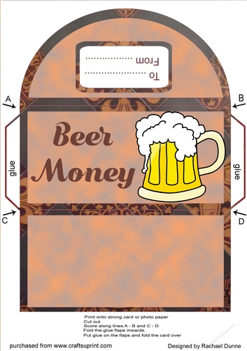 Beer Money Wallet - CUP870549_75068 | Craftsuprint