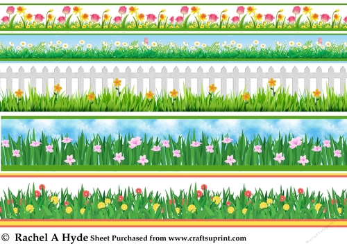 Spring Borders - CUP1054862_155 | Craftsuprint