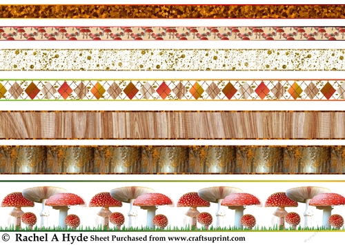 A Walk in the Woods - Digital Ribbons - CUP1253142_155 | Craftsuprint
