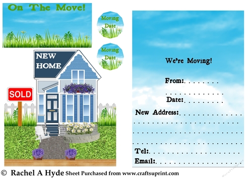 New Home Announcement Card - CUP851153_155 | Craftsuprint