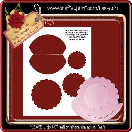 T003 Scalloped Circle Rocker Card *PNG* - CUP452022_1415 | Craftsuprint