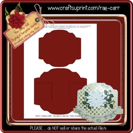 T029 Shaped Rocker Card Template *PNG* - CUP452956_1415 | Craftsuprint