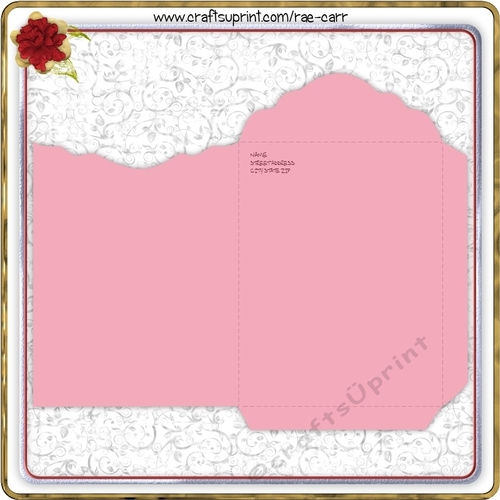 026 Envelope Template-scalloped Edge - CUP691474_1415 | Craftsuprint