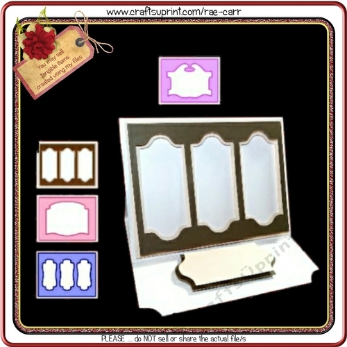 561 4 Frame Toppers & 2 Cards - CUP693390_1415 | Craftsuprint