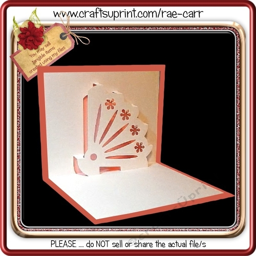 028 Fan Pop UP Insert - CUP694490_1415 | Craftsuprint