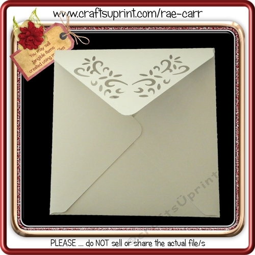 909 Two Fancy Envelopes *Multiple MACHINE Formats* - CUP716474_1415 ...