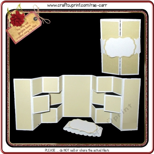 938 Double Shutter Card with Band Multiple MACHINE Formats - CUP762984 ...