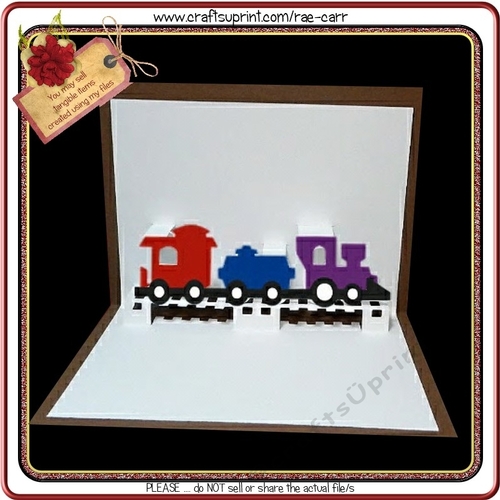 689 Train Pop Up Insert - CUP872976_1415 | Craftsuprint