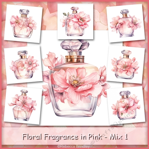 Floral Fragrance in Pink - Mix 1 - CUP1288702_442 | Craftsuprint
