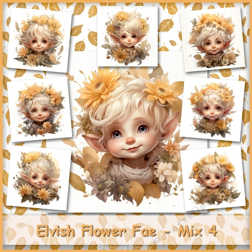 Elvish Flower Fae - Mix 4 - CUP1312010_442 | Craftsuprint