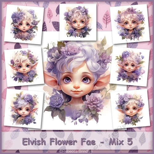 Elvish Flower Fae - Mix 5 - CUP1314406_442 | Craftsuprint