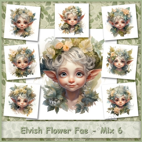 Elvish Flower Fae - Mix 6 - CUP1314408_442 | Craftsuprint