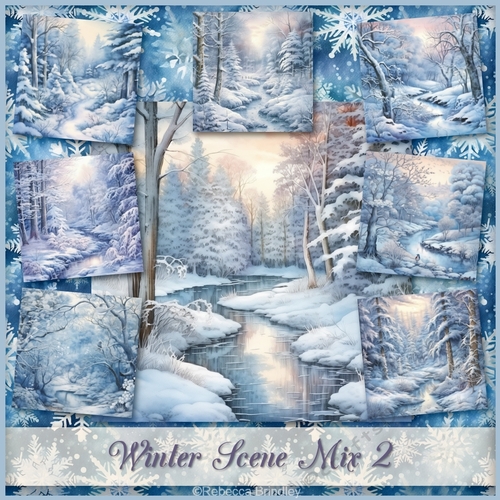 Winter Scene Mix 2 - CUP1320901_442 | Craftsuprint