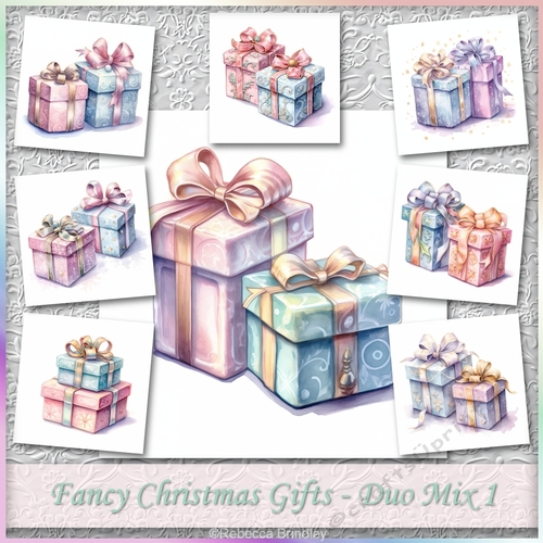 Fancy Christmas Gifts - Duo Mix 1 - CUP1327636_442 | Craftsuprint