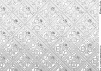 Delicate Embossed Silk Lattice Papers - Silver - CUP134914_442 ...