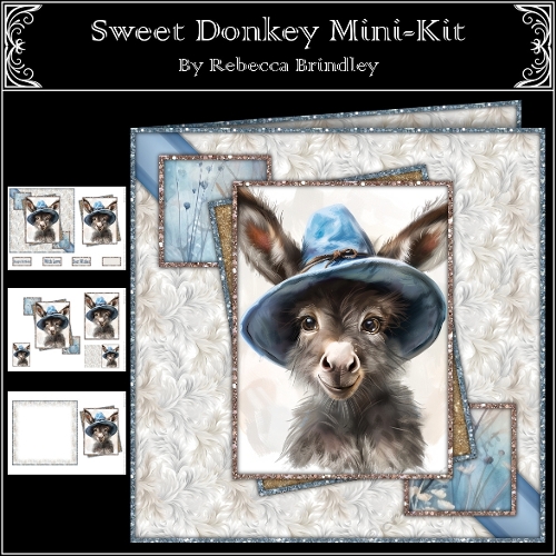 Sweet Donkey Mini-Kit - CUP1375399_442 | Craftsuprint
