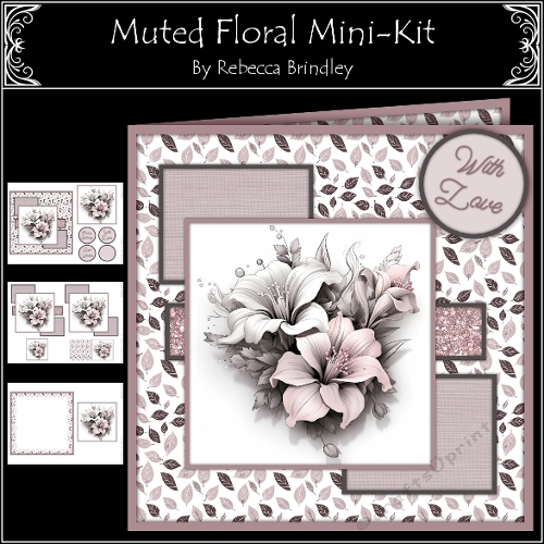 Muted Floral Mini-Kit - CUP1380659_442 | Craftsuprint