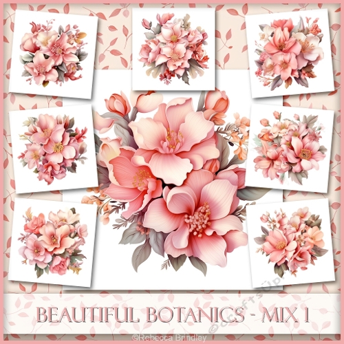 Beautiful Botanics - Mix 1 - CUP1383588_442 | Craftsuprint