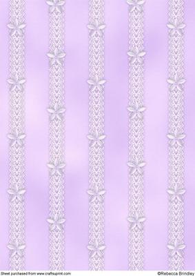 Catseye N Lace Backing Paper in Lilac - CUP337822_442 | Craftsuprint
