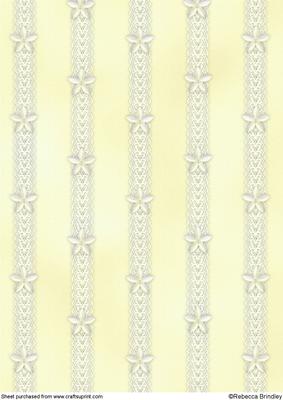 Catseye N Lace Backing Paper in Yellow - CUP337829_442 | Craftsuprint